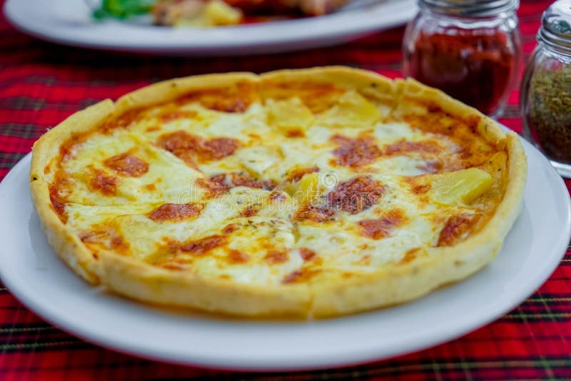 Italian piazza stock image. Image of slice, baked, meal - 83909603