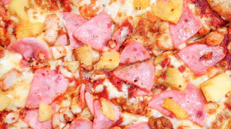 Italian Pizza with Bacon Close-up Stock Image - Image of slice, food ...