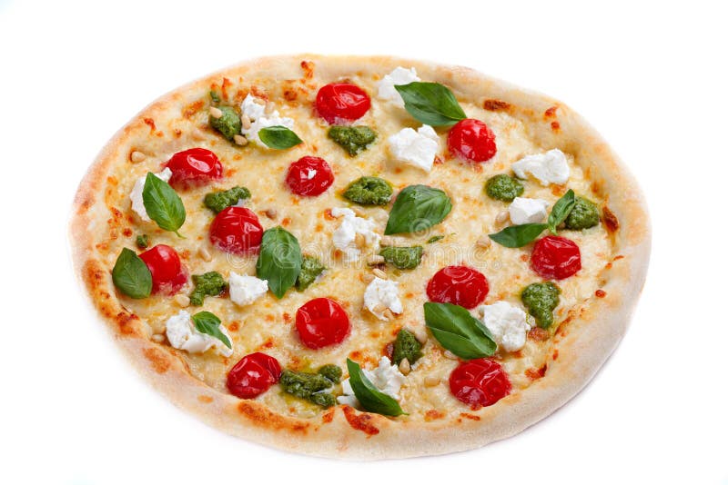 Italian pizza stock image. Image of lunch, oily, meat - 31234709