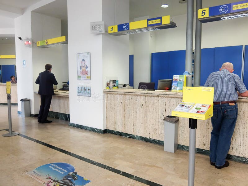 Italian post boxes stock image. Image of service, inside - 68469787