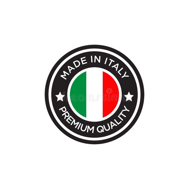 Italian Product Emblem Logo Design Template Stock Vector - Illustration ...