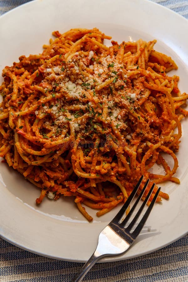 Italian Ragu Alla Bolognese Stock Image - Image of gravy, beef: 198873751