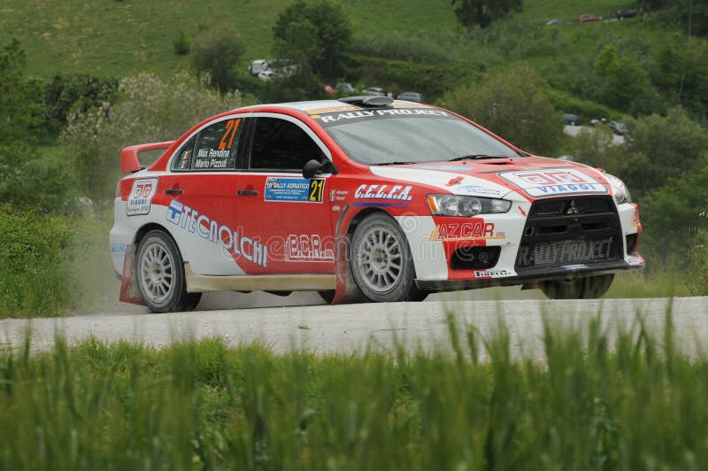 Italian Rally Championship editorial stock photo. Image of cars - 24869163