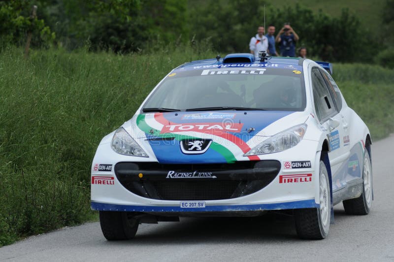 Italian Rally Championship editorial image. Image of rally - 24869205