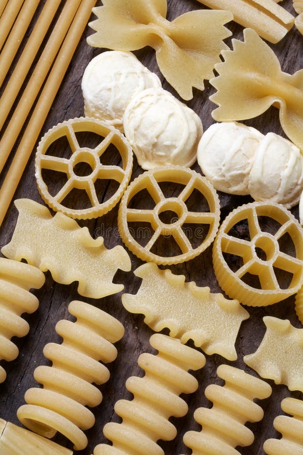 Italian raw pasta stock image. Image of food, cook, diet - 21630907