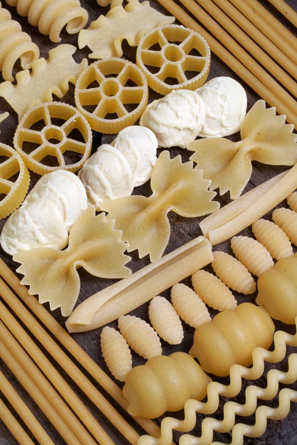 Italian raw pasta stock image. Image of food, cook, pasta - 21630925