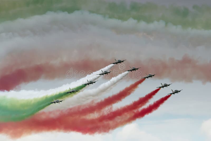266 Italian Red Arrows Stock Photos - Free & Royalty-Free Stock Photos ...