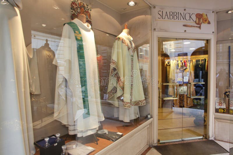 Italian Religious Clothing Store Editorial Photography - Image of ...
