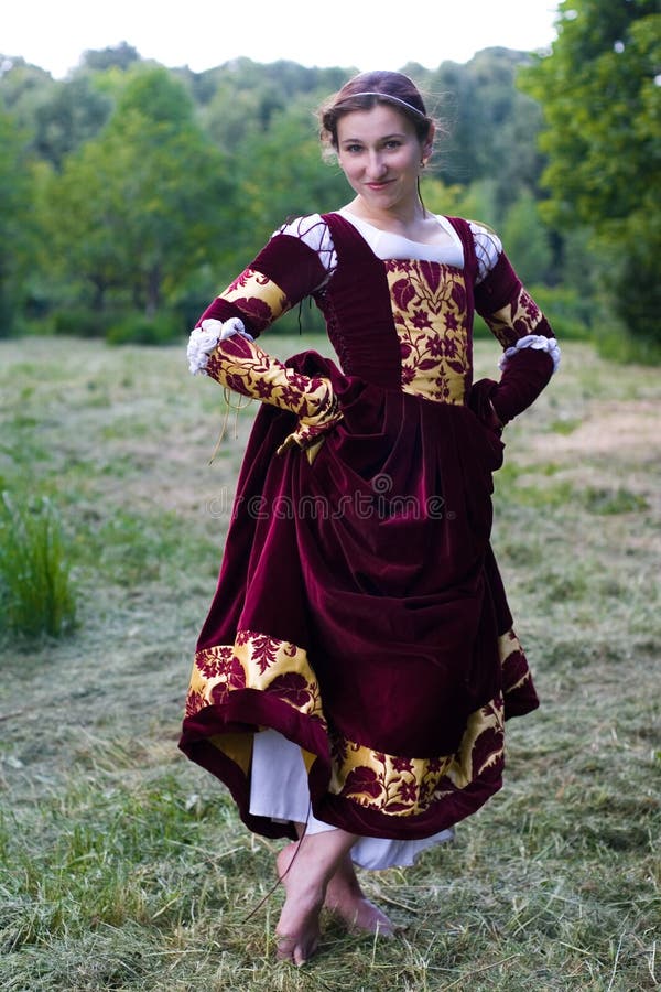 Italian renaissance dress stock photo. Image of beautiful - 3246760