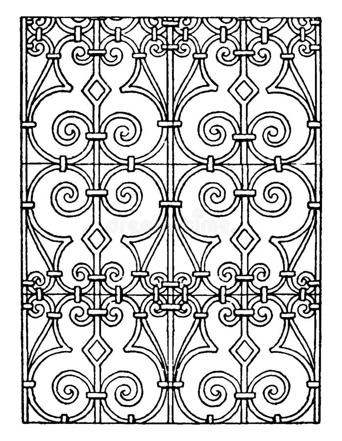 Renaissance Ornament Vine Was Used As a Design on an Italian Pilaster ...