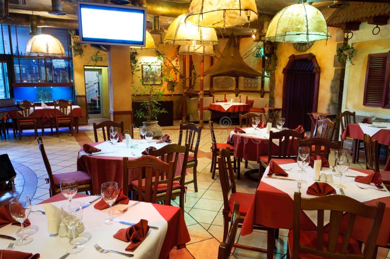 Italian restaurant stock photo. Image of glass, drink - 23338104