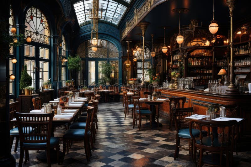 Italian Restaurant. Traditional Italian Kitchen. Stock Illustration ...