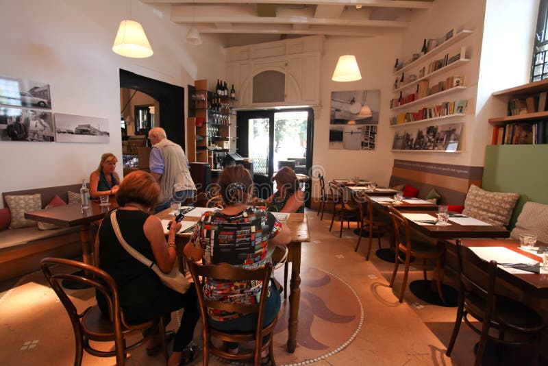 Roman Restaurant Narrow Neighborhood Street Rome Italy Stock Image ...