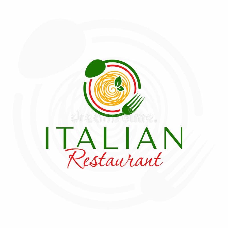 Italian Restaurant Logo. Pasta Restaurant Logo Stock Vector ...