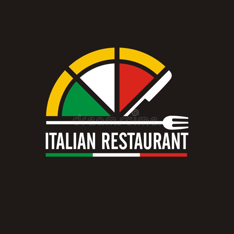 Italian Restaurant Logo Vector Illustration Stock Illustration ...
