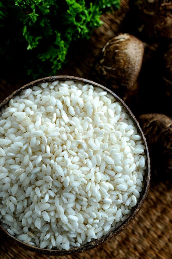 Italian rice for risotto stock image. Image of italian - 113643307