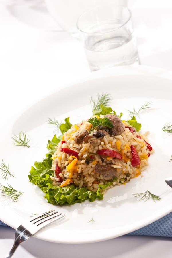 Italian risotto stock photo. Image of healthy, food, rice - 22190404