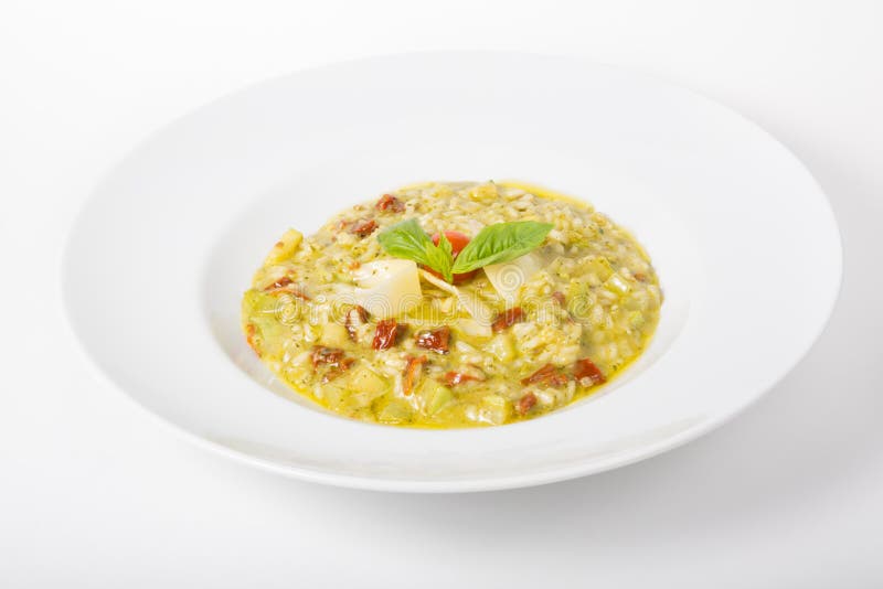 Italian risotto plate stock photo. Image of cuisine, healthy - 73593354