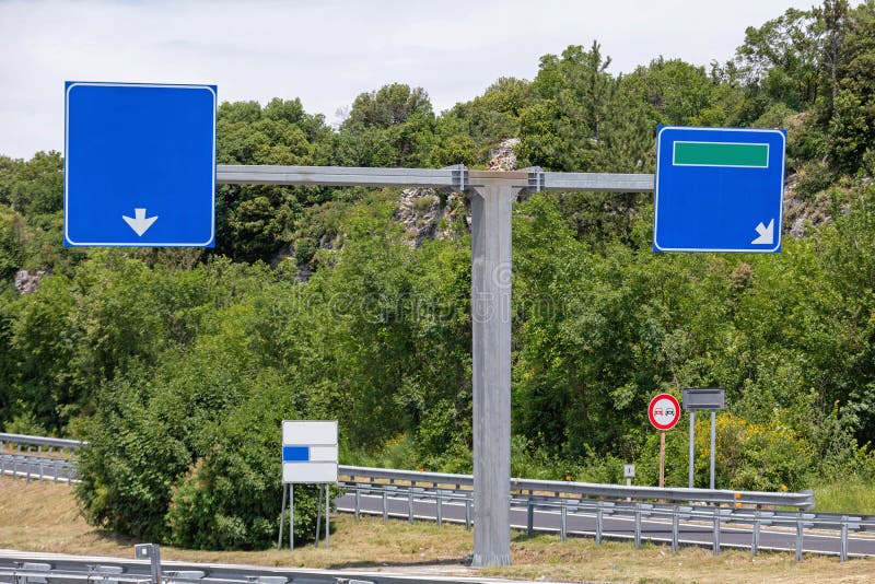 Italian Road Signs stock image. Image of europe, pillar - 159924497
