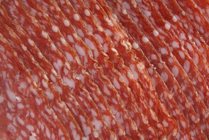 Italian salami stock image. Image of close, meal, snack - 23745373