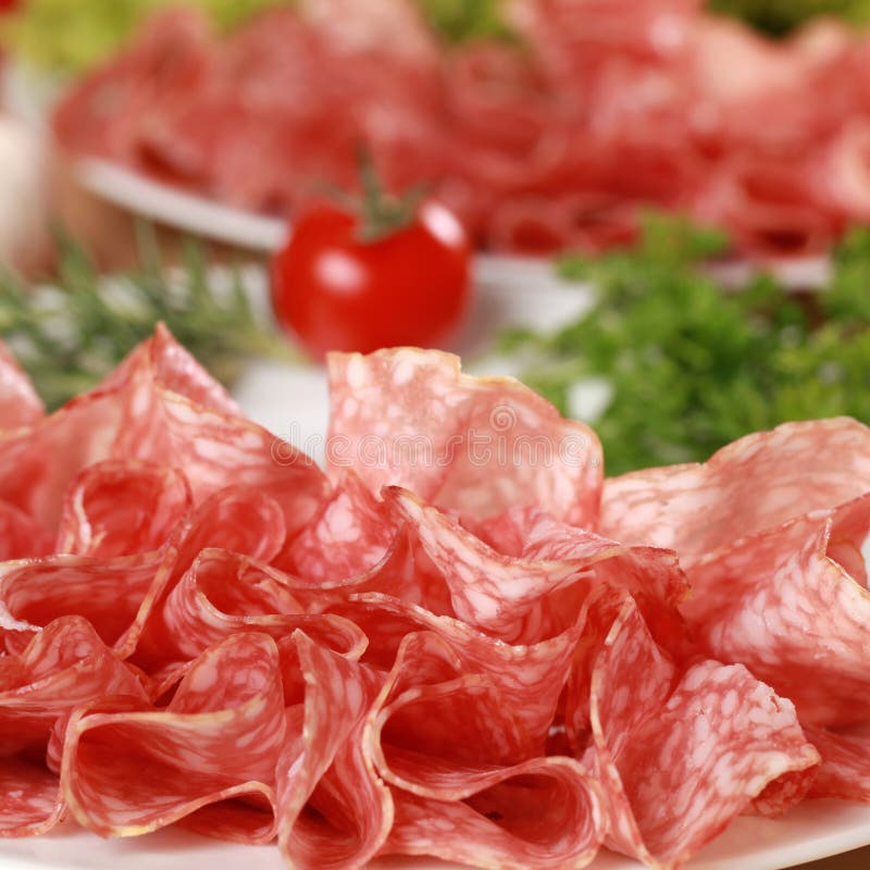 Italian Salami stock photo. Image of pepperoni, italian - 25893258