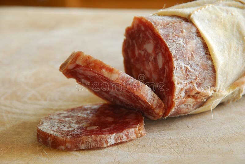 Italian Ham and Salami with Herbs Stock Photo - Image of breakfast ...
