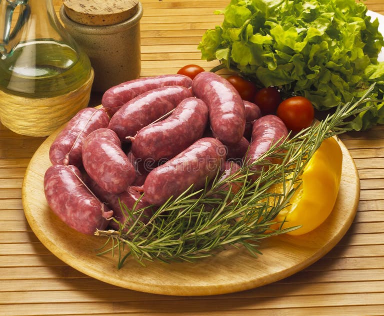 Italian sausages stock image. Image of meat, bacon, morning - 13340627