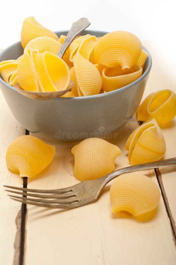 Italian Snail Lumaconi Pasta Stock Image - Image of italia ...