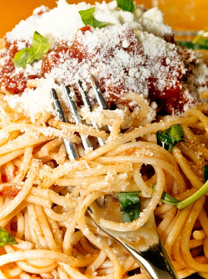 Italian spaghetti stock photo. Image of appetite, chili - 28087928