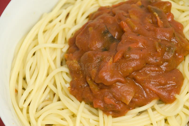 Italian spaghetti recipe stock image. Image of spices - 13146497