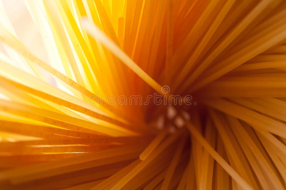 Italian Spaghetti Stacked in Creative Way Stock Image - Image of ...