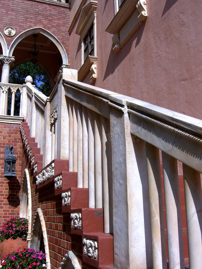 Italian Stairway stock photo. Image of stone, vertical - 825408