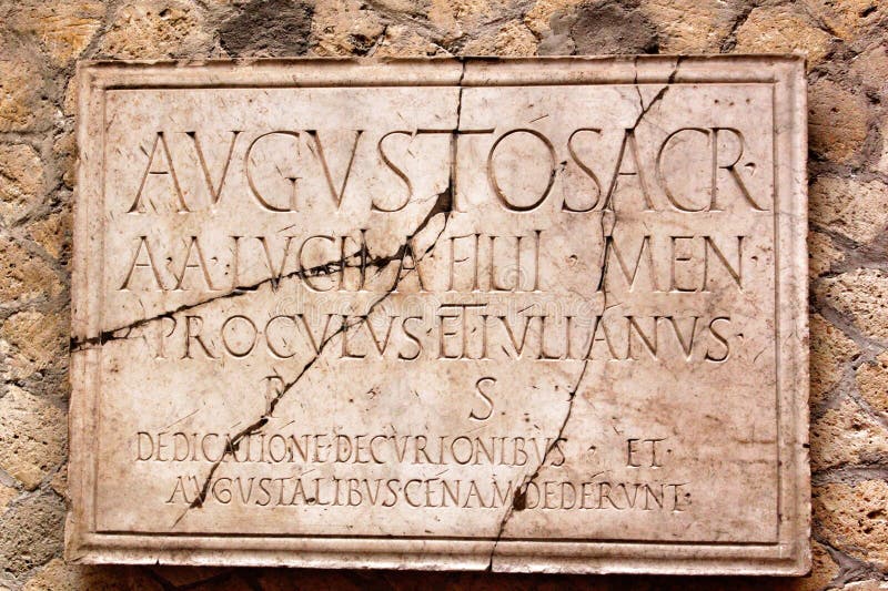 Italian stone sign stock photo. Image of italian, ancient - 101985304