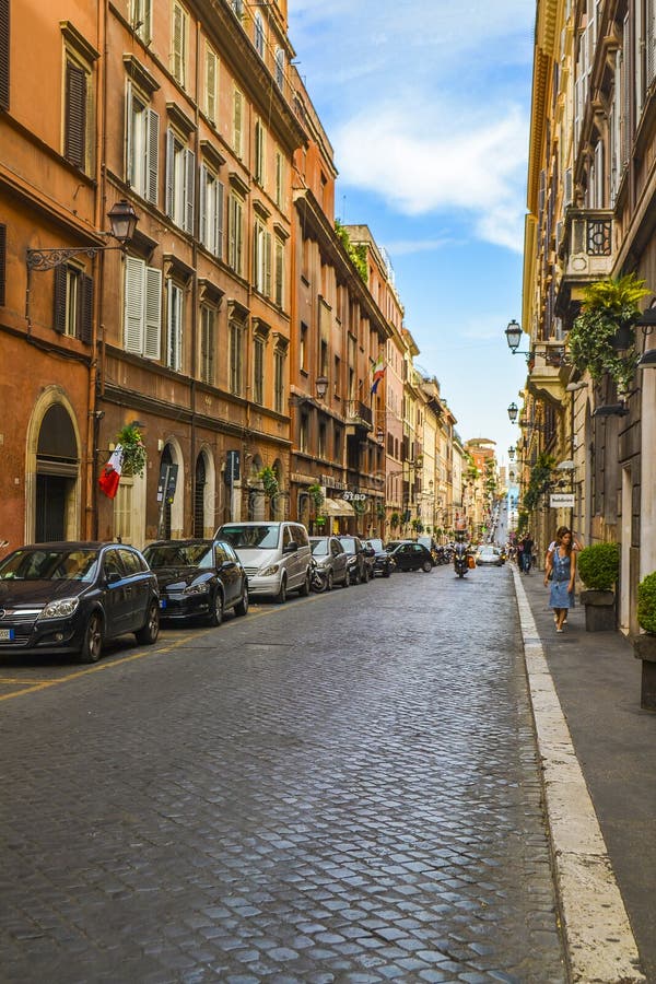 Italian street editorial photography. Image of europe - 63850632