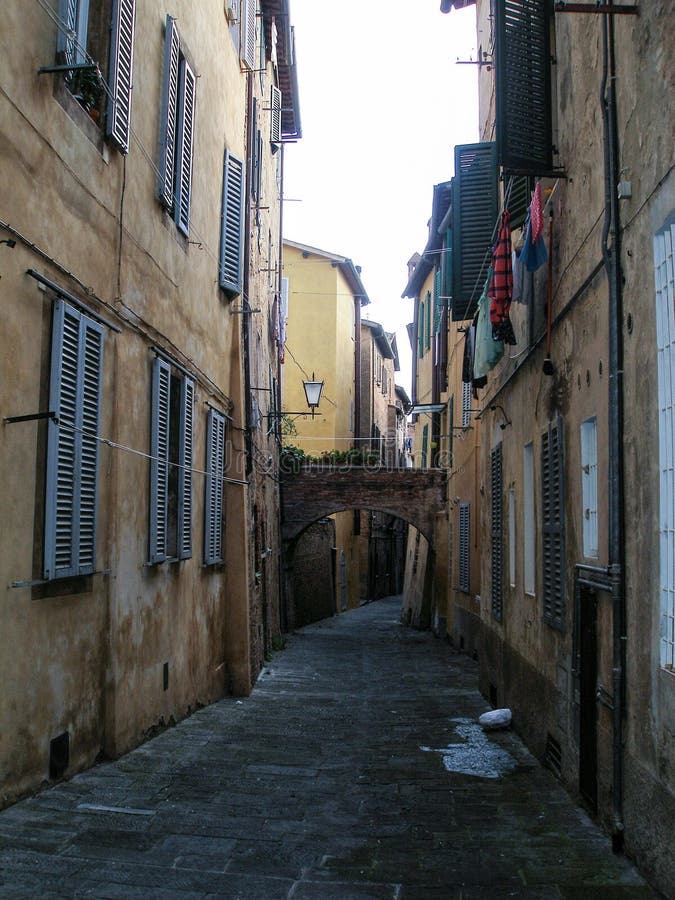 Old italian streets stock photo. Image of artistic, pictorial - 26483072