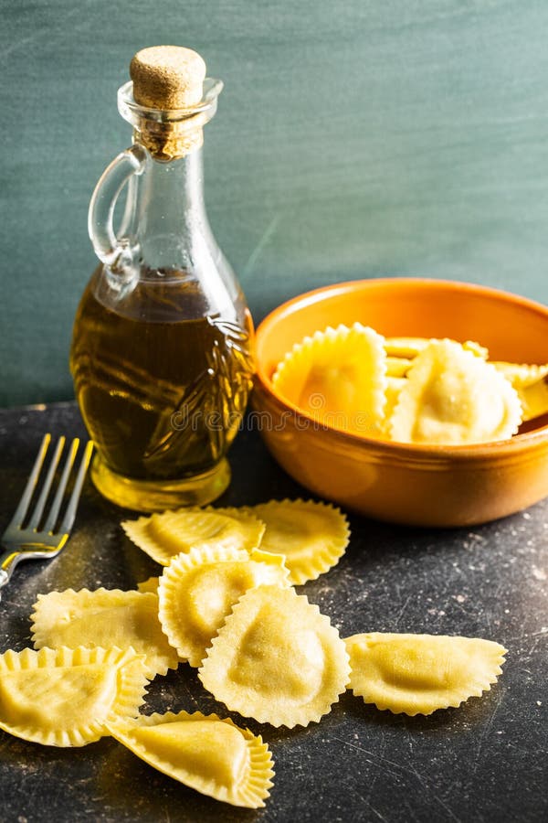 Italian Stuffed Pasta. Panzerotti Pasta Stock Photo - Image of ...