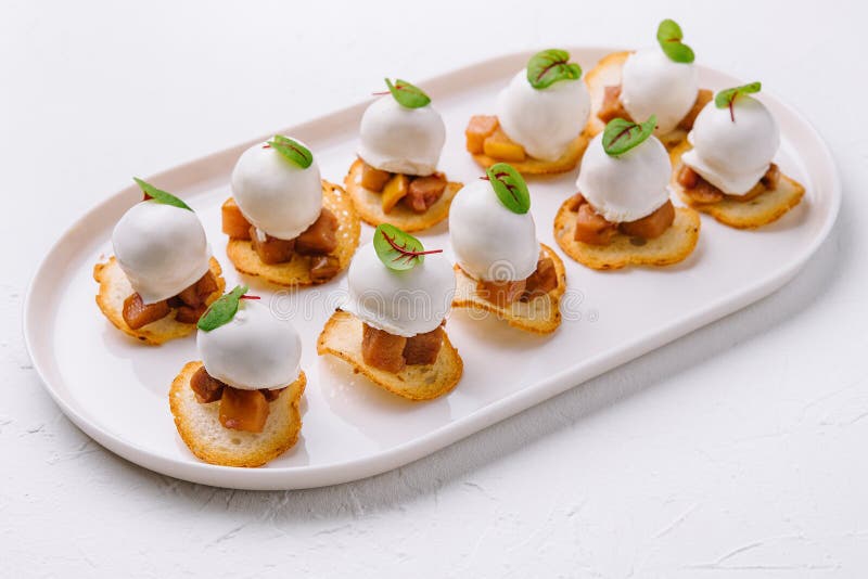 Italian style appetizer stock photo. Image of gourmet - 259979280