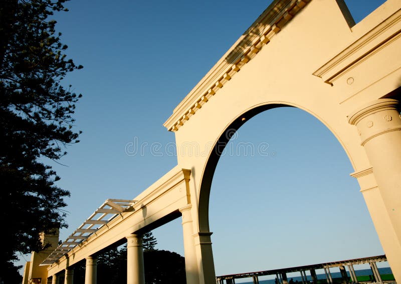 Italian Style Architecture, Colonnade. Stock Photo - Image of classical ...