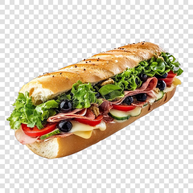 Italian Sub stock illustration. Illustration of healthy - 341480837