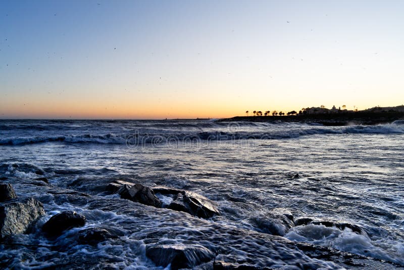 Italian sunset stock image. Image of harvesting, water - 4156765