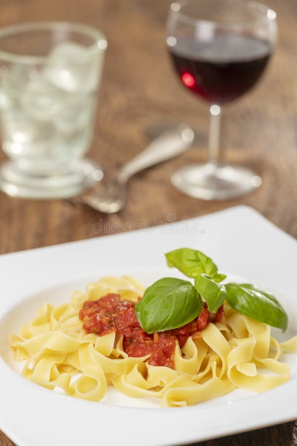 Italian tagliatella pasta stock photo. Image of gourmet - 141212346