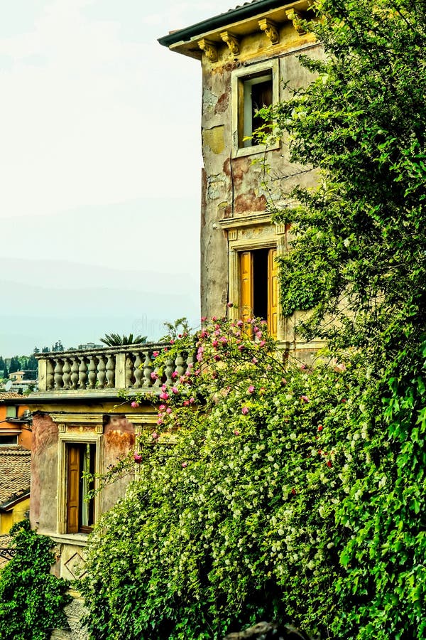 Italian terrace garden stock image. Image of rest, exterior - 39979279