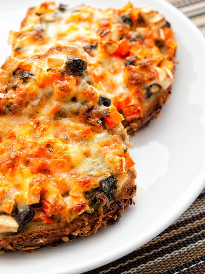 Italian toasts stock photo. Image of gourmet, olive, indoors - 49606196