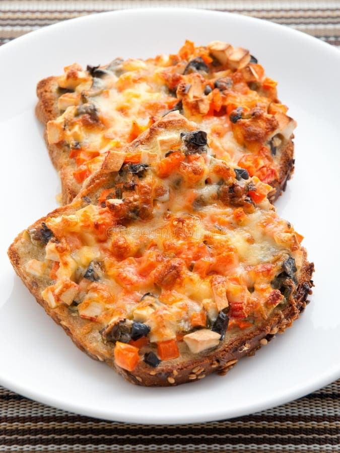 Italian toasts stock image. Image of toast, appetizer - 76474981