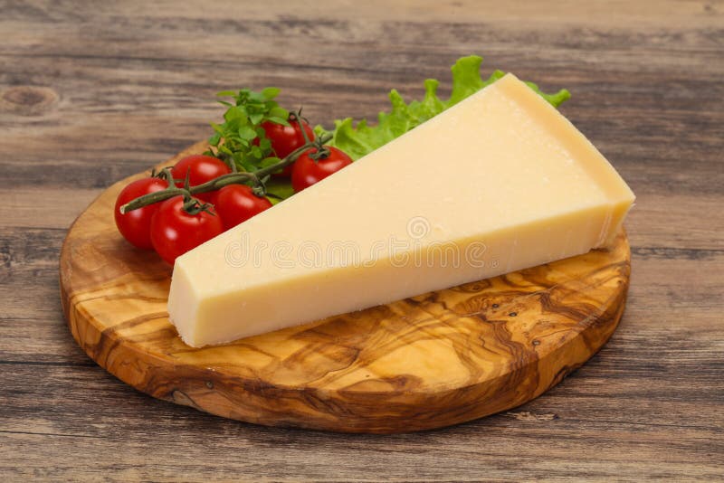 Italian Traditional Parmesan Cheese Triangle Stock Photo - Image of ...