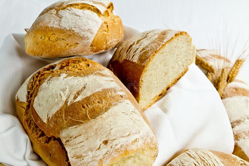 Italian typical bread stock image. Image of natural - 100834643