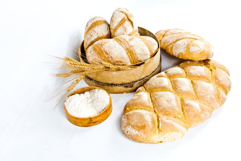 Italian typical bread stock image. Image of natural - 100834643