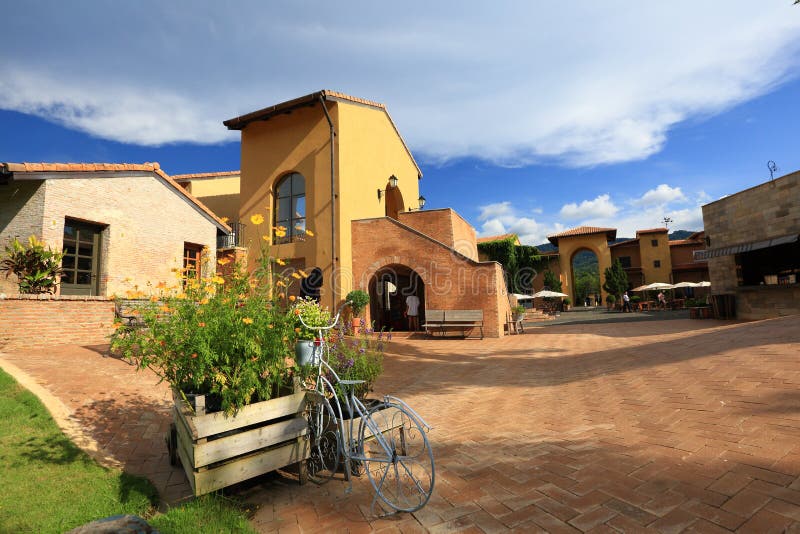 Italian village style stock photo. Image of italia, retro - 54303456