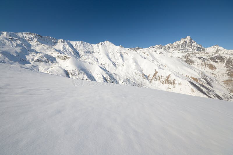 Italian Western Alps in Winter Stock Photo - Image of alps, area: 29339376