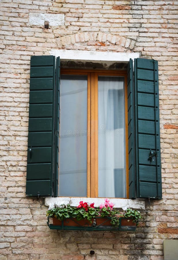 Italian window stock image. Image of spring, tourist - 54553319